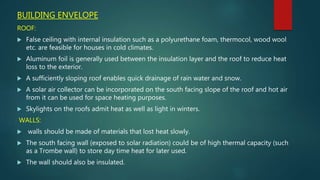 Architecture in cold climate | PPTX