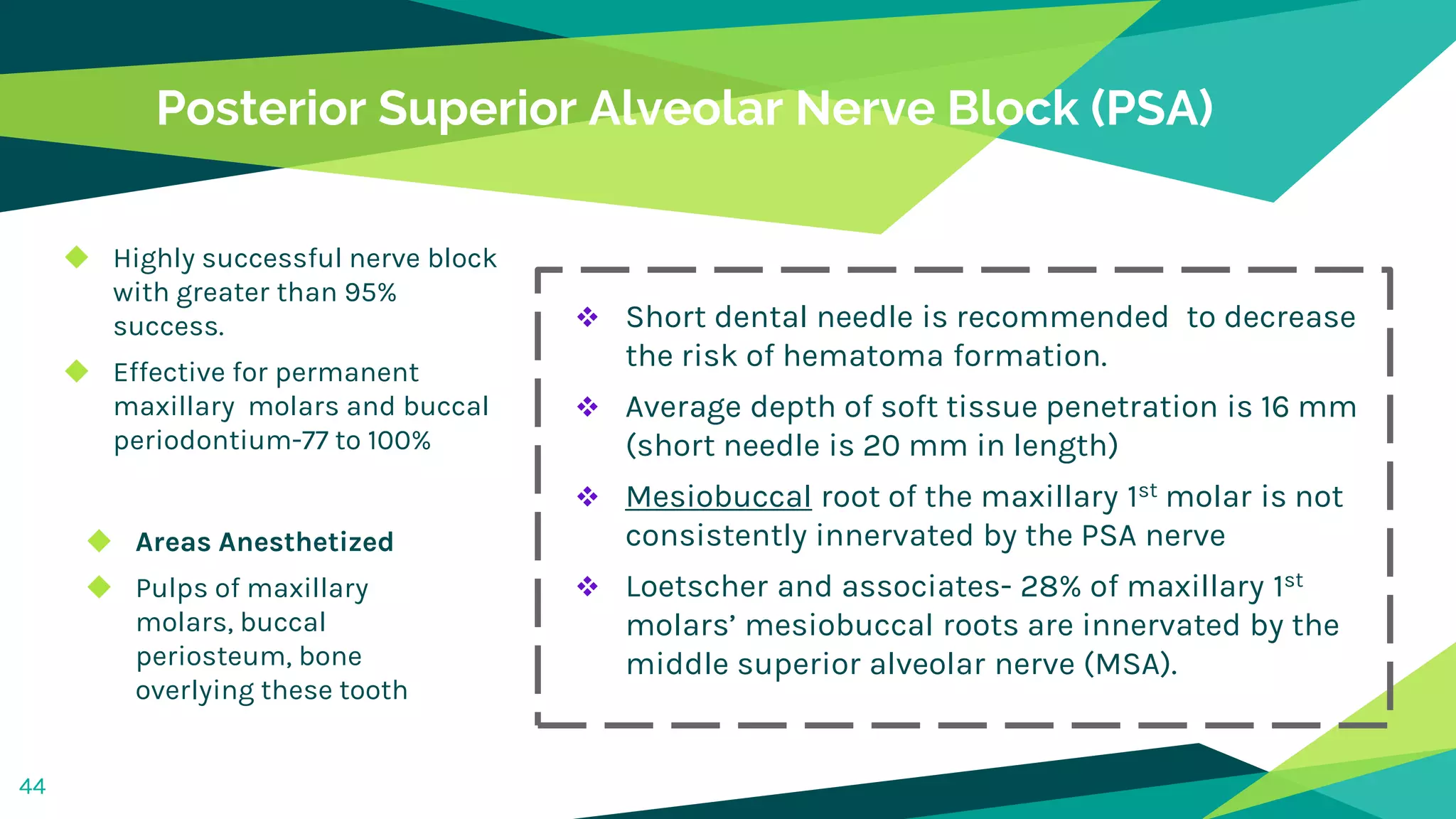 Local anesthesia in children | PPTX