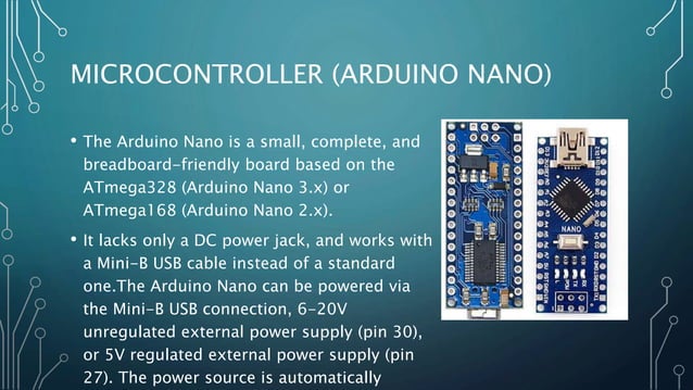 PWM SOLAR CHARGE CONTROLLER ARDUINO NANO | PPTX