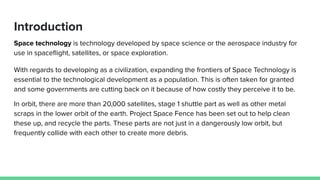 Importance of space technology | PDF
