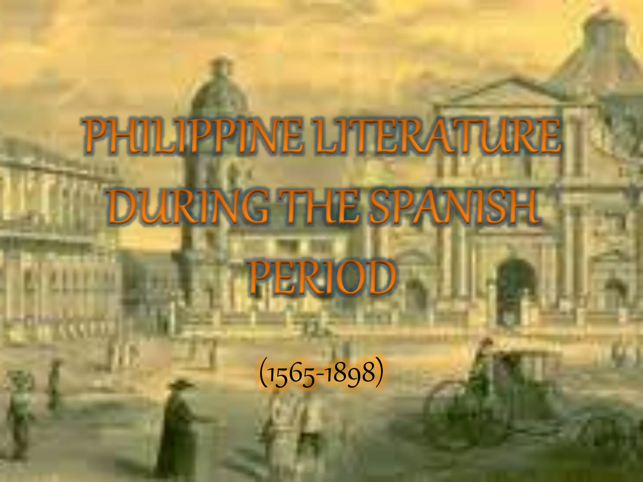 Ppt. on spanish period | PPT