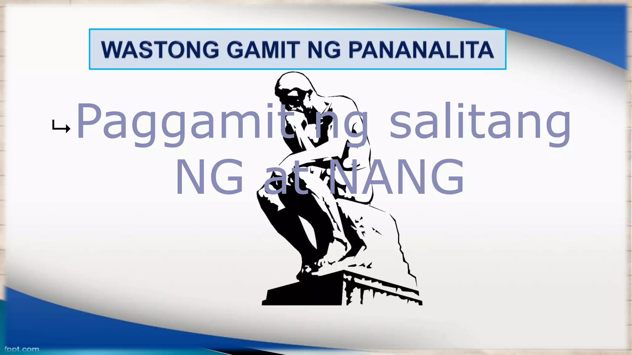 Kakayahang Pangkomunikatibo, Linggwistiko o Gramatical at Wastyong ...