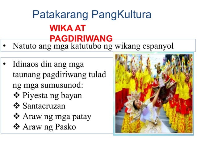 Patakarang Ipinatupad ng mga Espanyol | PPTX