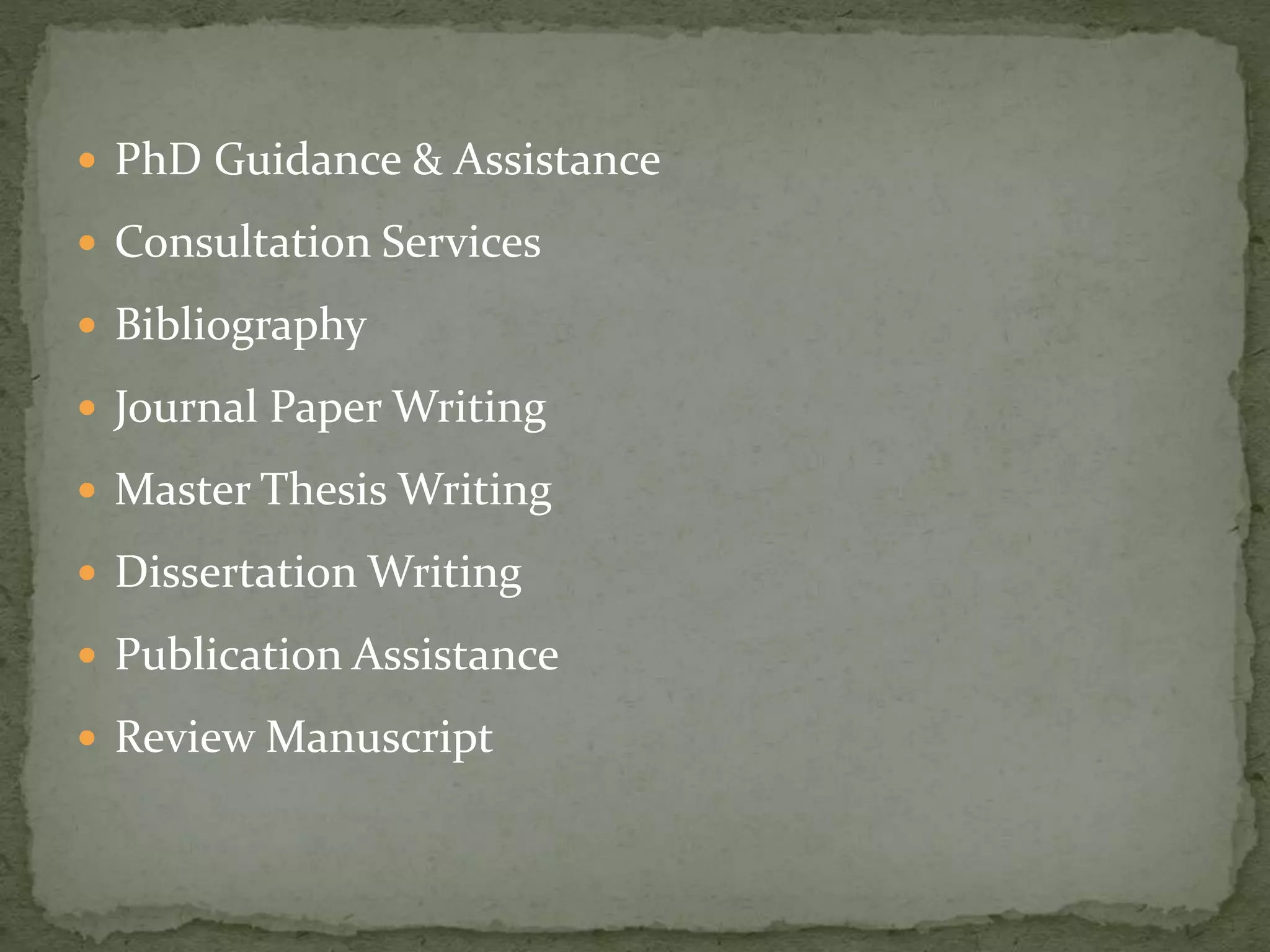 PhDiZone - Research Guidance | PPT