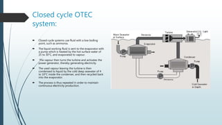 ocean thermal energy conversion | PPTX