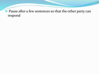 Methods of improving interpersonal Communication | PPT