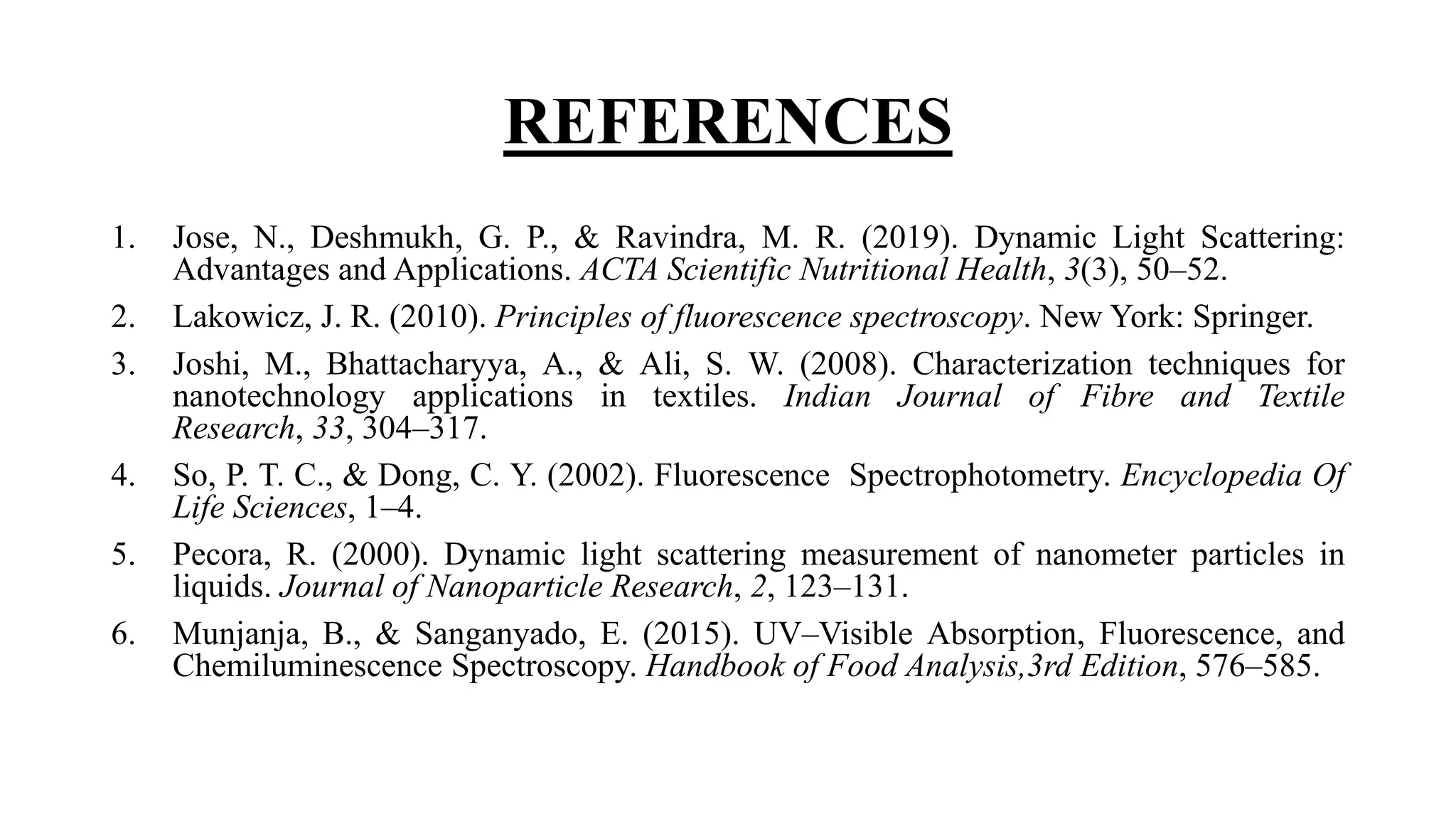 DLS and Fluroscence spectroscopy | PPTX
