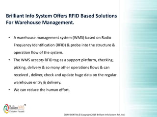 RFID Based Solutions For Warehouse Management | PPTX