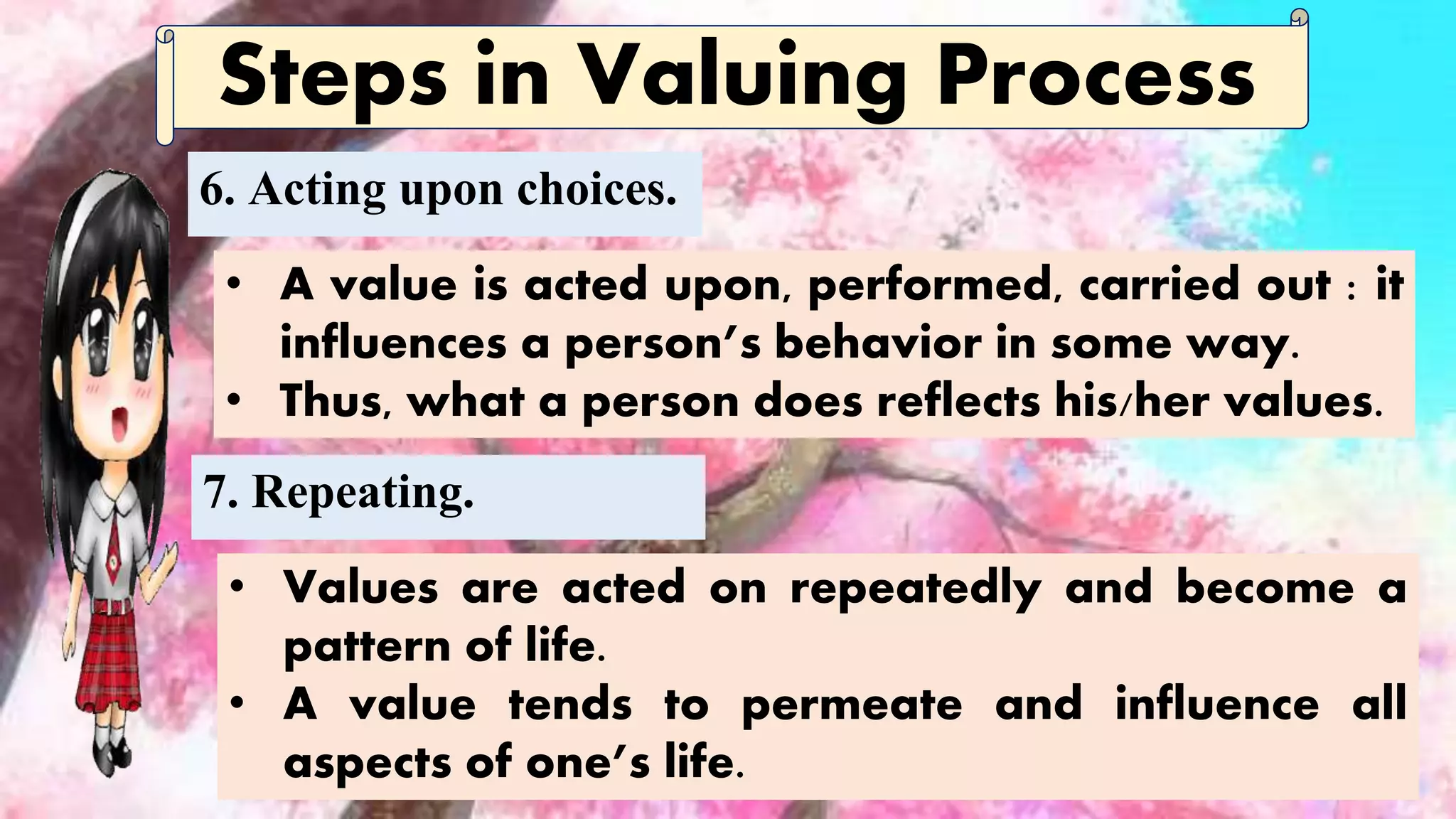 STEPS IN VALUING PROCESS AND VALUE INDICATORS | PPTX
