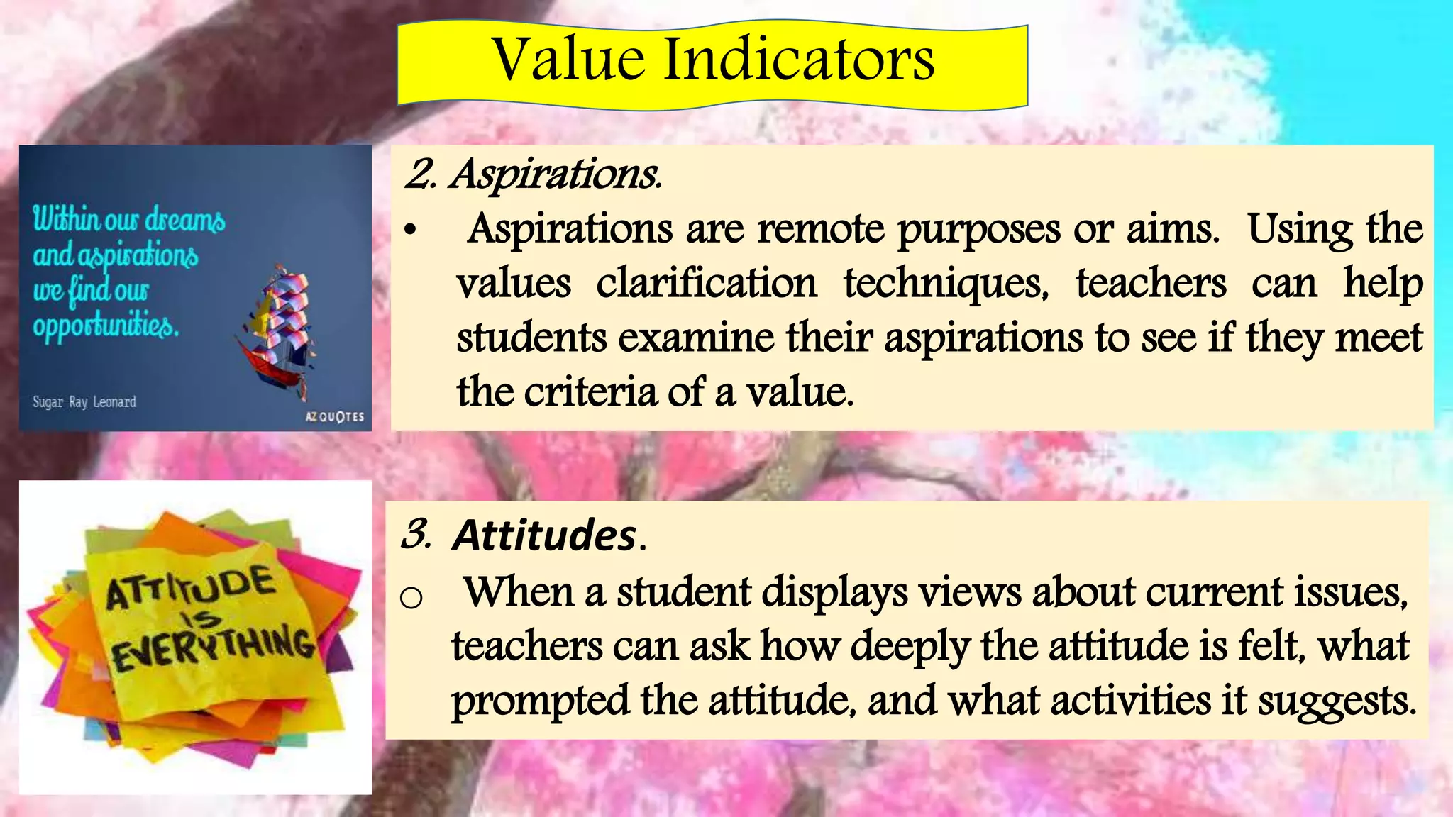 STEPS IN VALUING PROCESS AND VALUE INDICATORS | PPTX