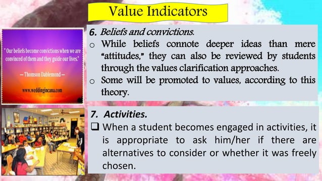 STEPS IN VALUING PROCESS AND VALUE INDICATORS | PPT