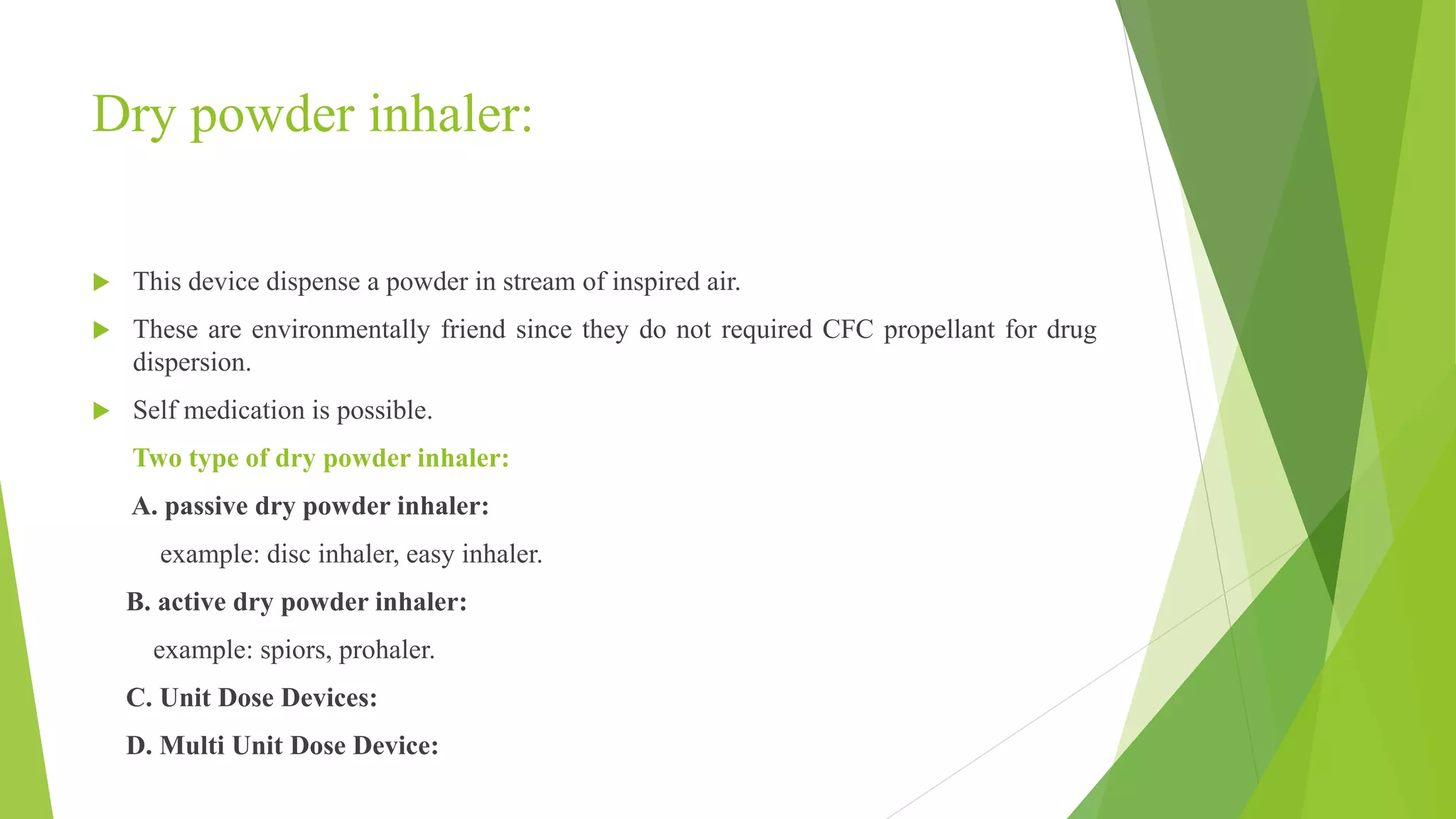 pulmonary drug delivery system | PPTX