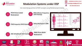 DSP MATLAB Projects Research Ideas | PPTX