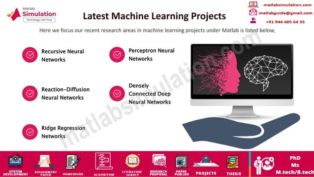 Machine Learning Projects Using MATLAB Research Help | PPTX | Artificial Intelligence ...