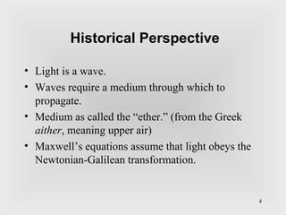 special theory of relativity | PPT