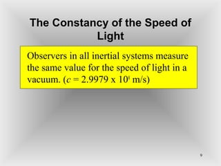 special theory of relativity | PPT