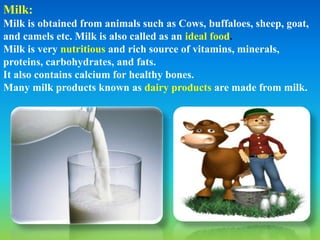 FOOD: WHERE DOES IT COME FROM? -CLASS VI (CBSE) | PPTX