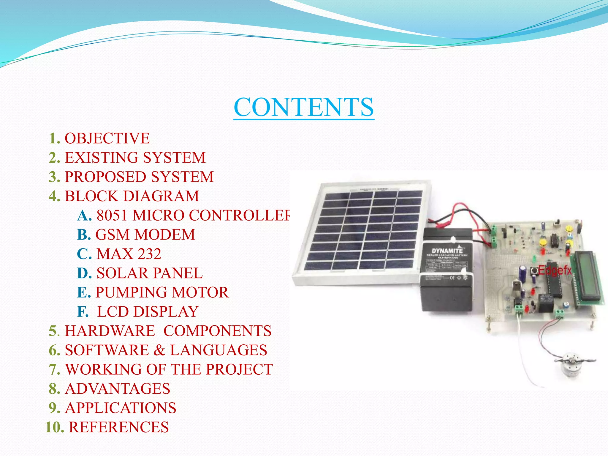 ENERGY MANAGEMENT IN AN AUTOMATED SOLAR POWERED IRRIGATION SYSTEM ...