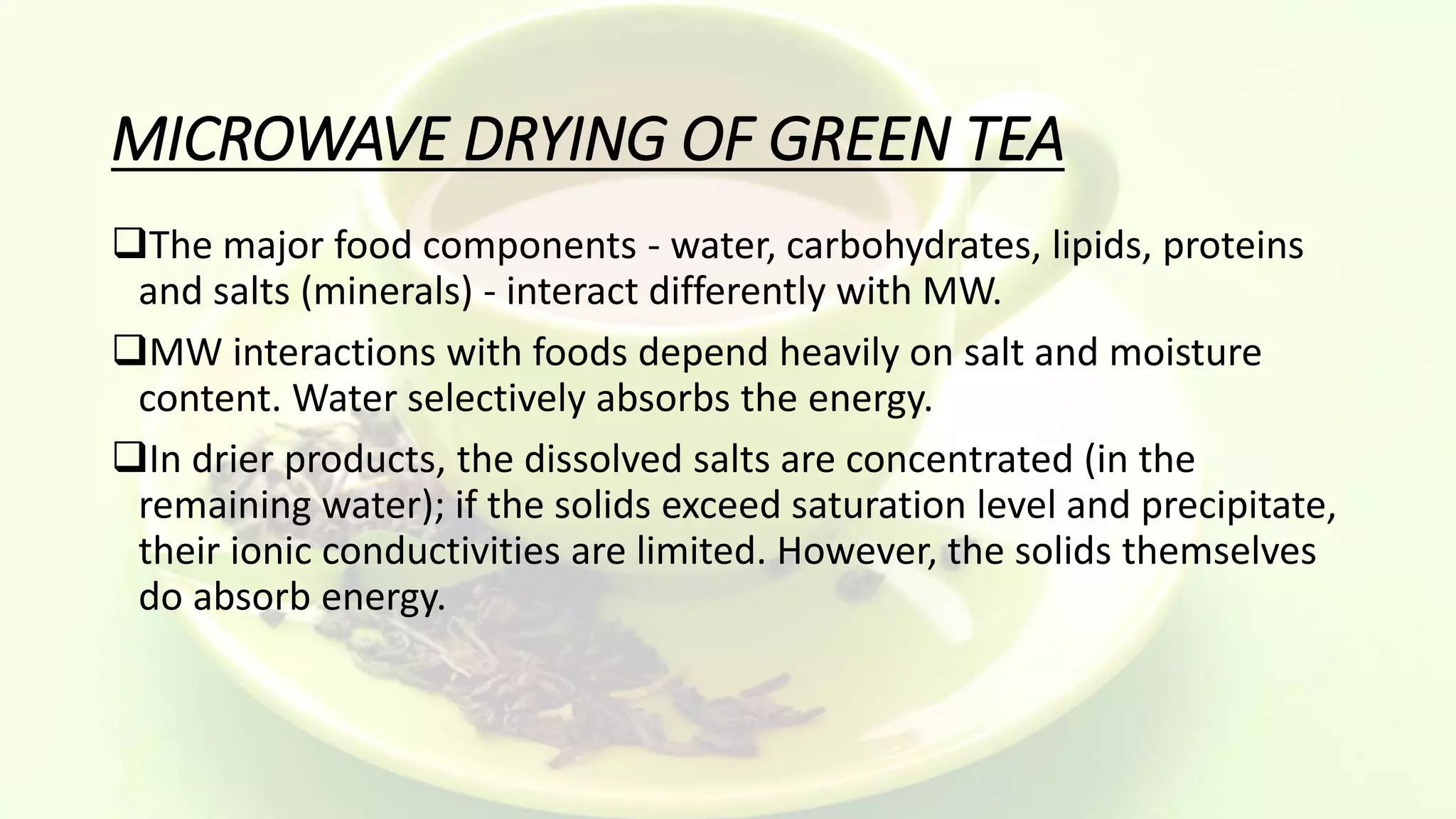 Green tea processing | PPTX