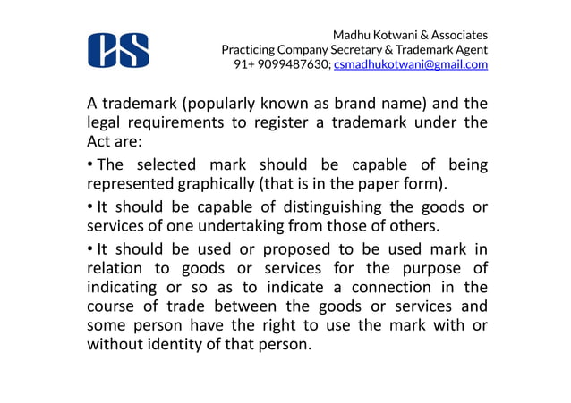Ppt 1 what is trademark and its examples | PDF
