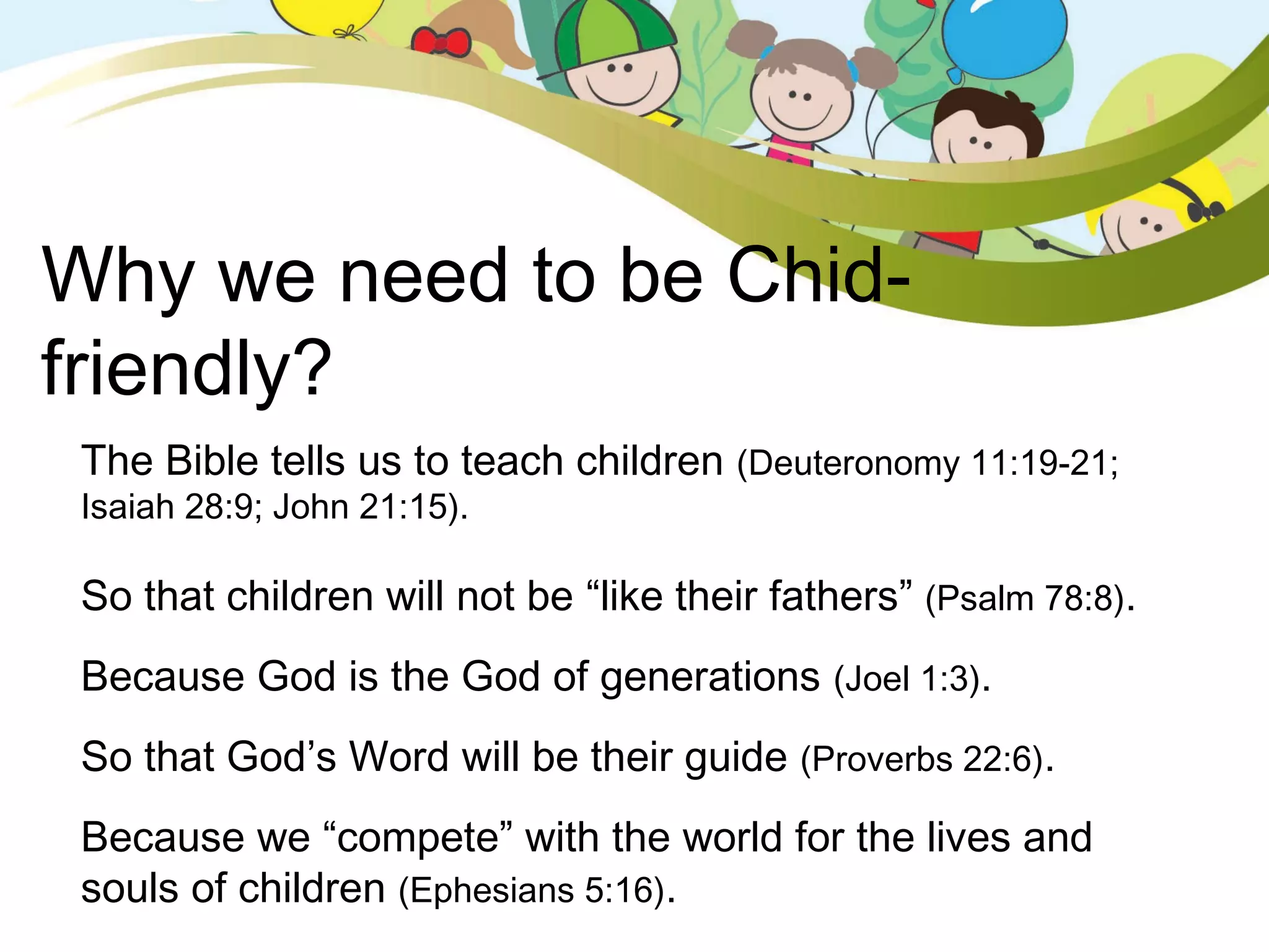 Making Your Church Child-friendly | PPT