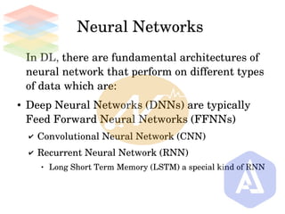 PPT2: Introduction of Machine Learning & Deep Learning and its types | PDF