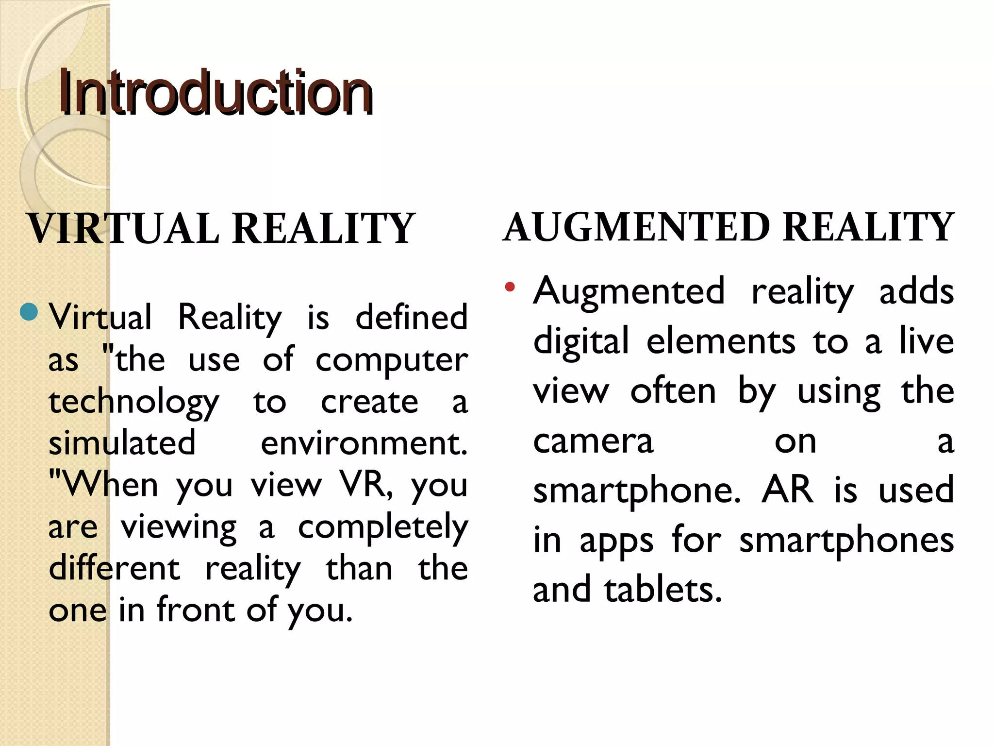 Augmented Reality In Education | PPT