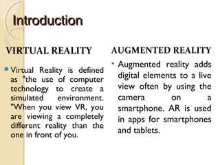 Augmented Reality In Education | PPT
