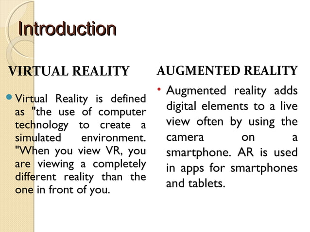 Augmented Reality In Education | PPT