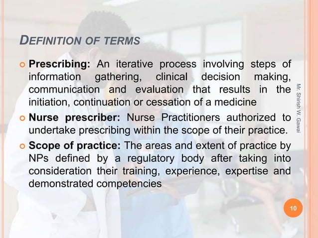 The Prescriptive the role of nurses and nurse Practitioners | PPTX