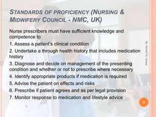 The Prescriptive the role of nurses and nurse Practitioners | PPTX
