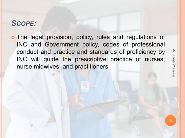 The Prescriptive the role of nurses and nurse Practitioners | PPTX
