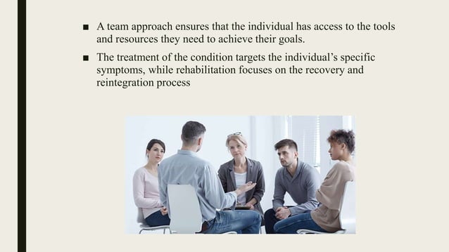 PSYCHOSOCIAL REHABILITATION-PRINCIPLES AND METHODS | PPTX