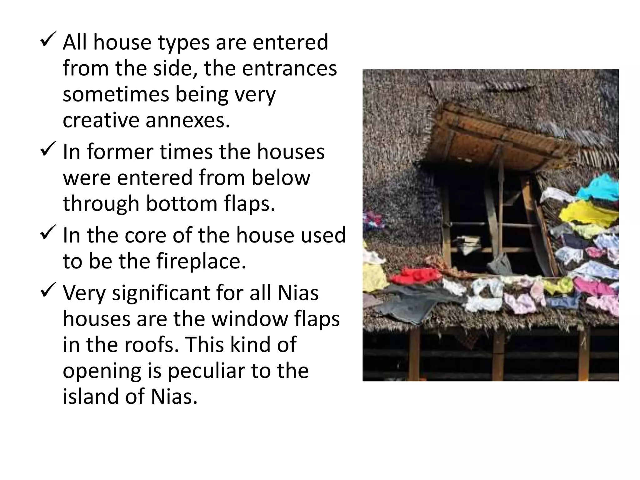 TRADITIONAL ARCHITECTURE IN NIAS ISLAND | PPTX