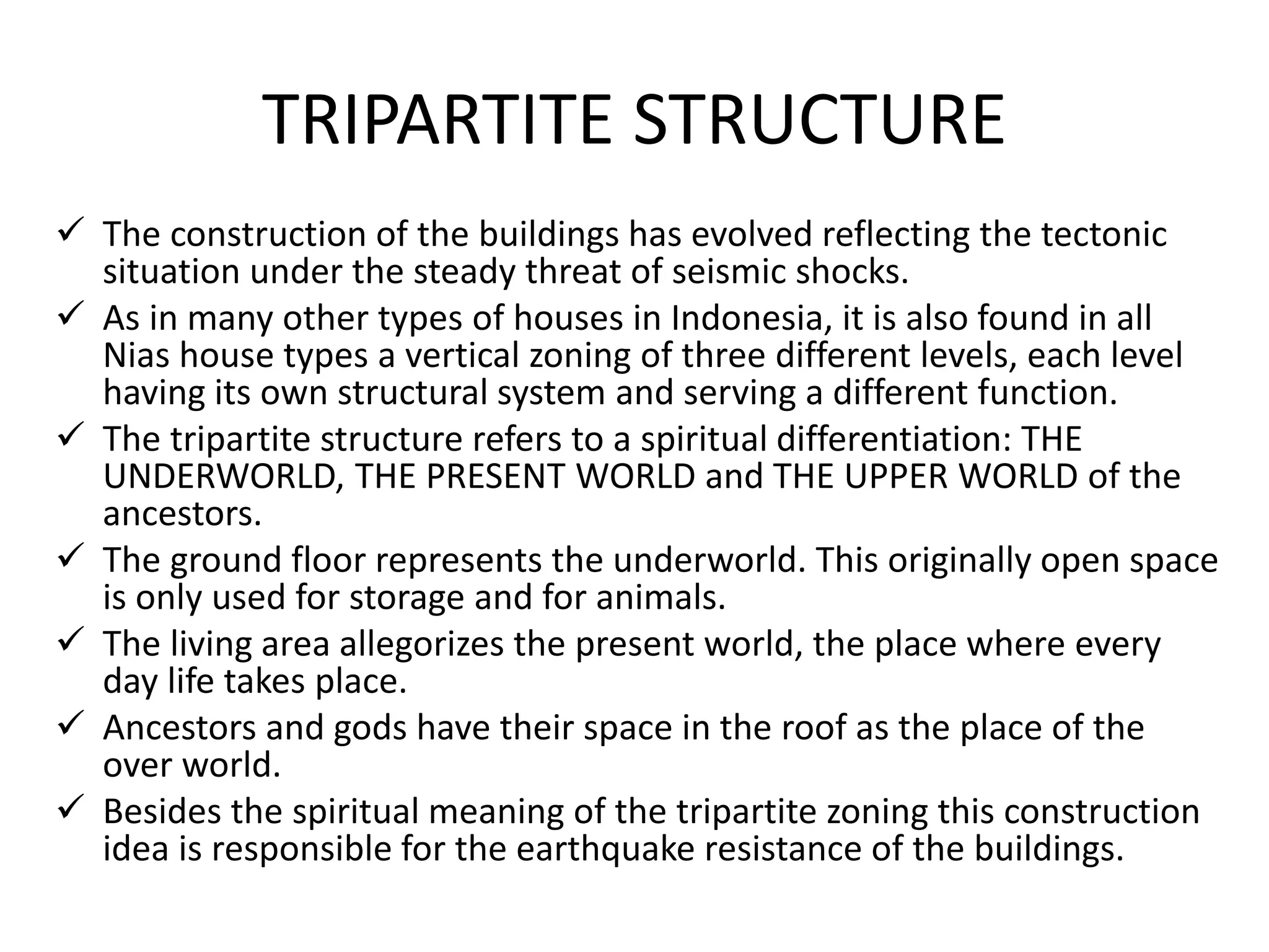 TRADITIONAL ARCHITECTURE IN NIAS ISLAND | PPTX
