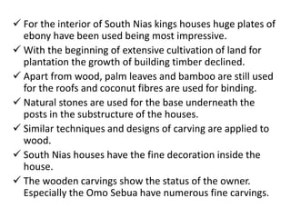 TRADITIONAL ARCHITECTURE IN NIAS ISLAND | PPTX