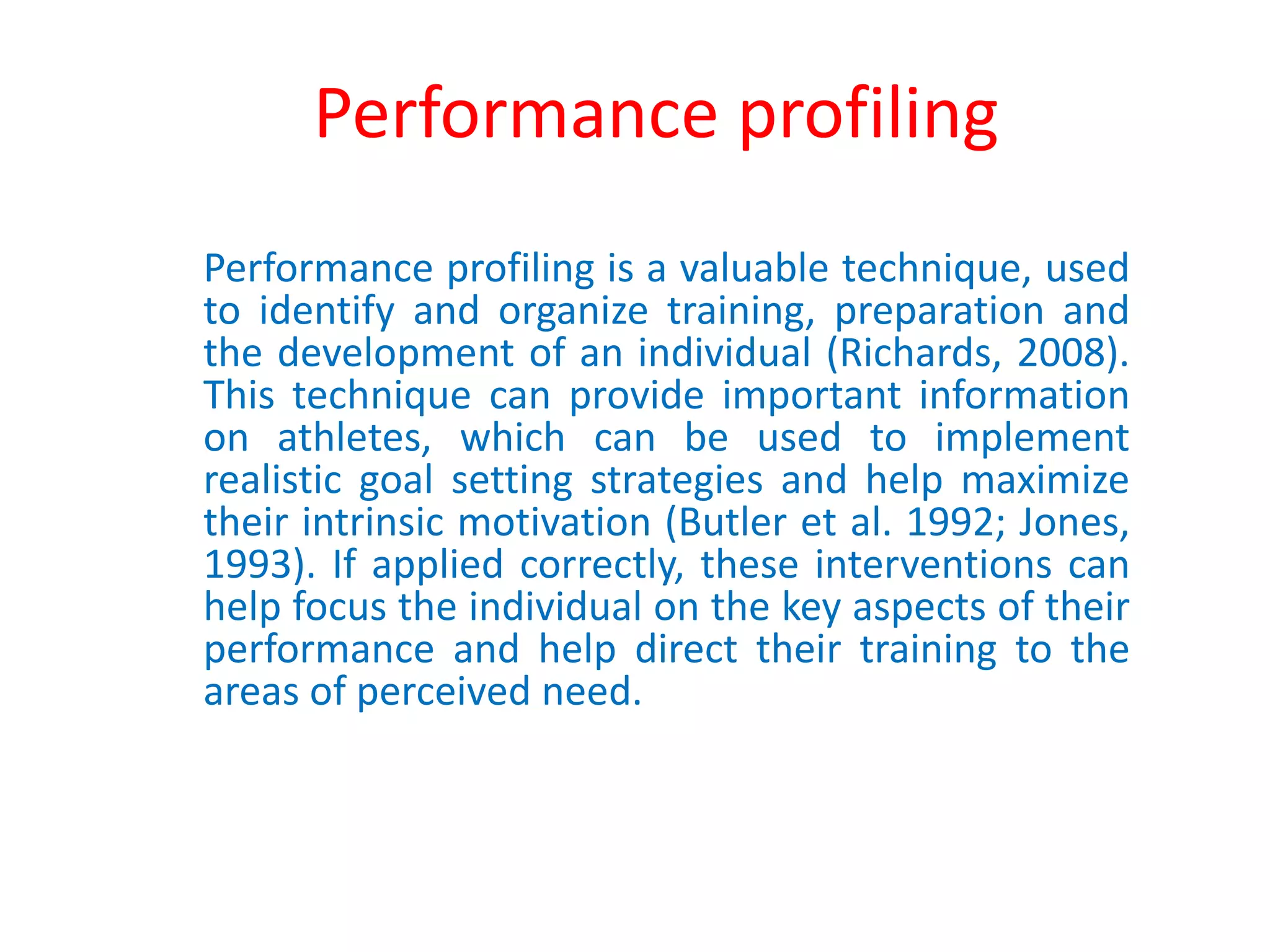 Performance Profiling and data scoring with Excel | PPTX