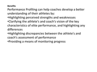 Performance Profiling and data scoring with Excel | PPTX