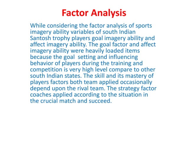 Performance Profiling and data scoring with Excel | PPT