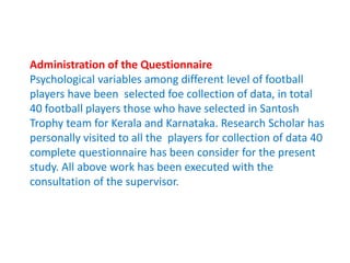 Performance Profiling and data scoring with Excel | PPTX