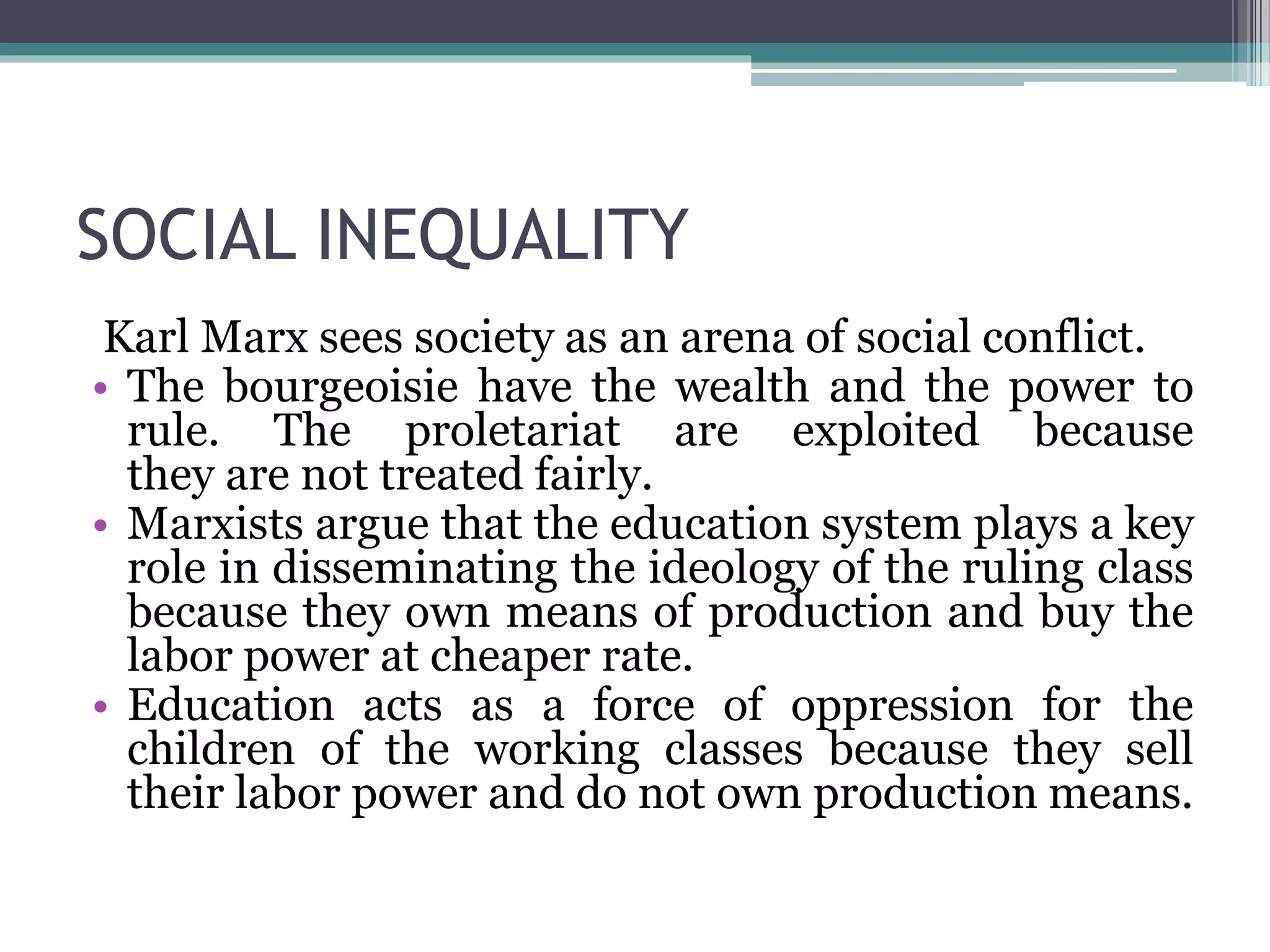 Social Inequality and Marxism | PPTX