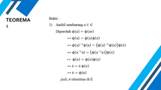 STRUKTUR ALJABAR GRUP - HOMOMORFISMA | PPTX