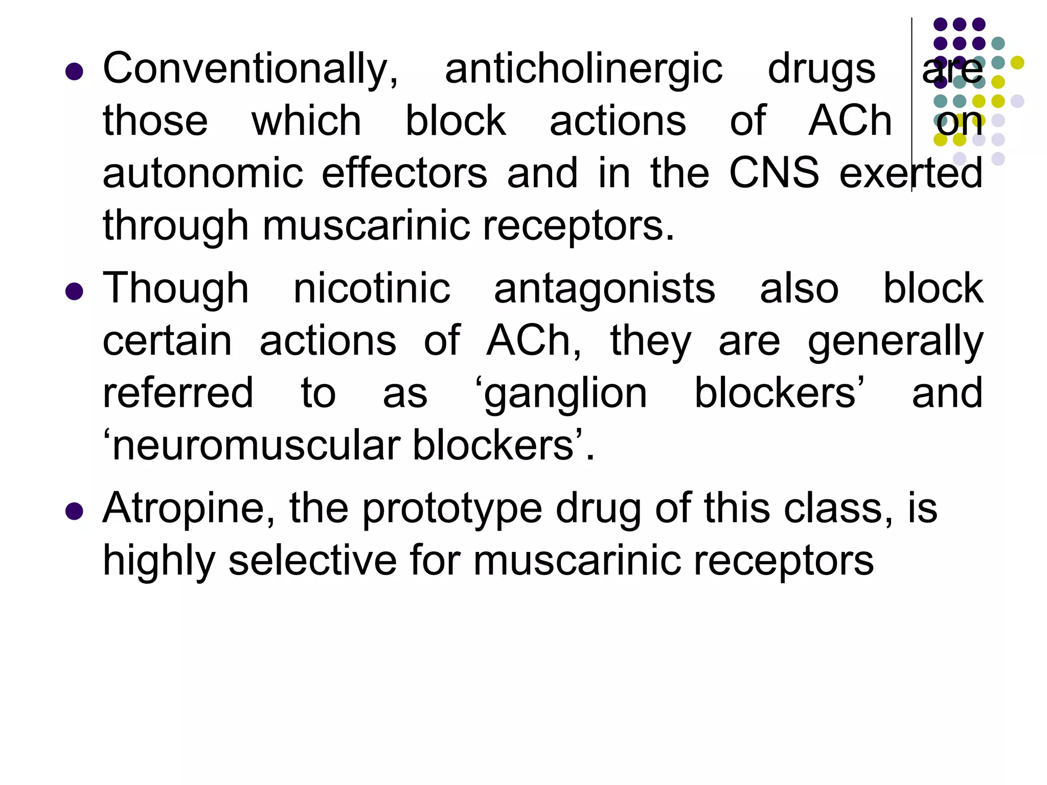 Parasympatholytics - Pharmacology | PPT