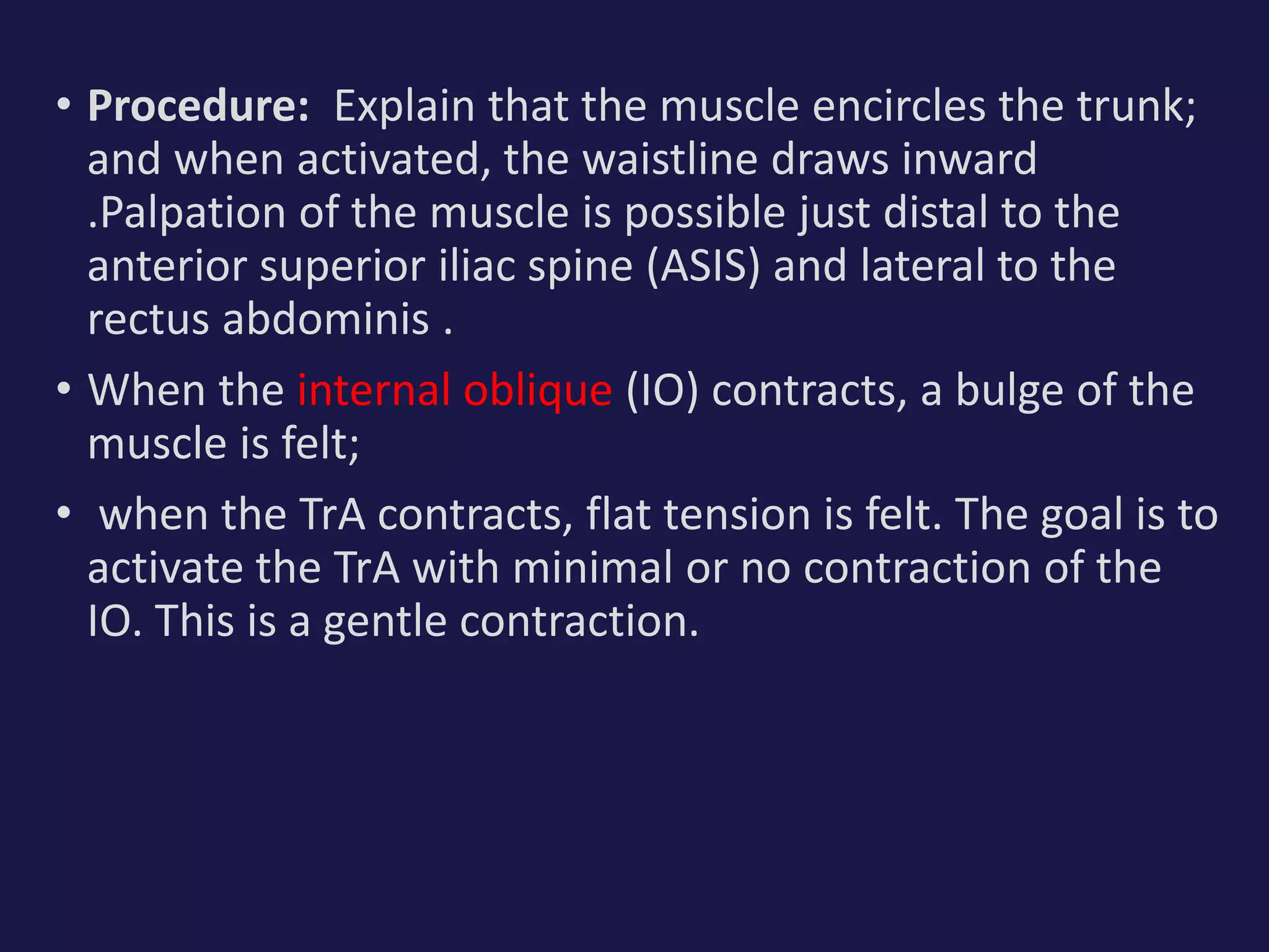 core muscle strengthening | PPTX