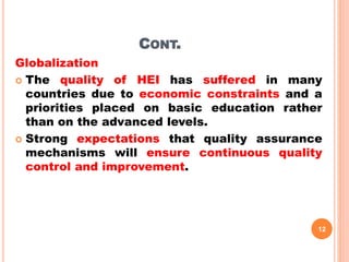 Functions and Rules of Institutional Quality Assurance Cell (IQAC) | PPT