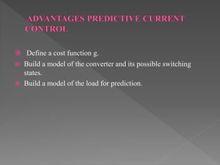 predictive current control of a 3-phase inverter | PPTX | Internet of Things | Internet