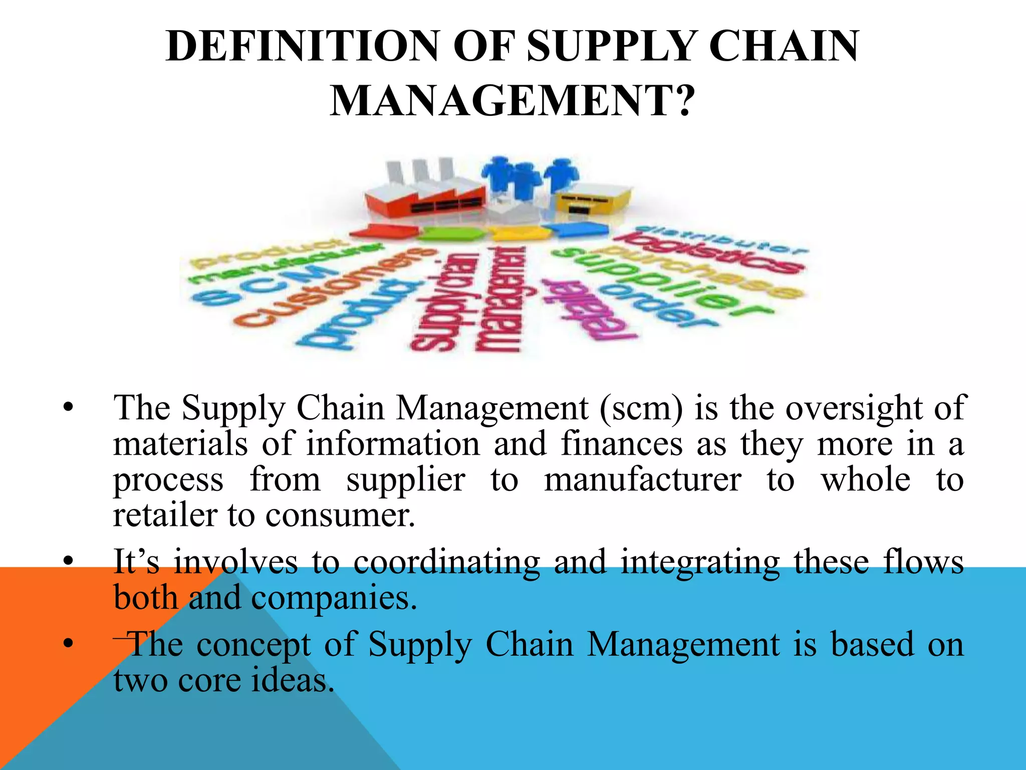 supply chain management | PPTX