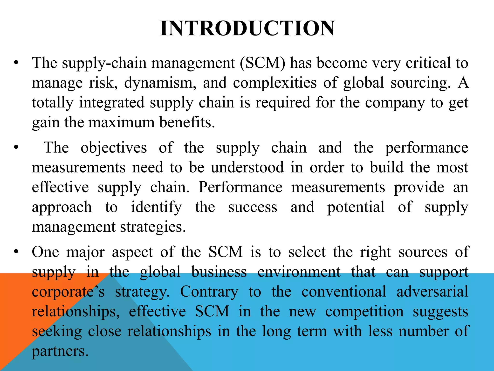 supply chain management | PPTX