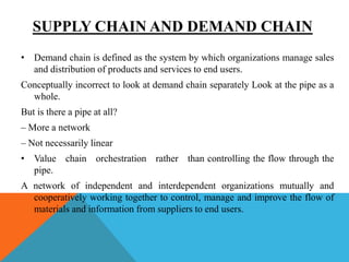 supply chain management | PPTX