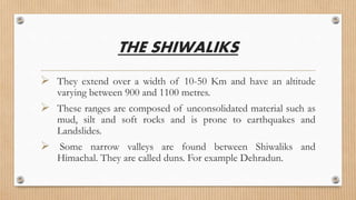 Ch.2 Physical Features of India | PPTX